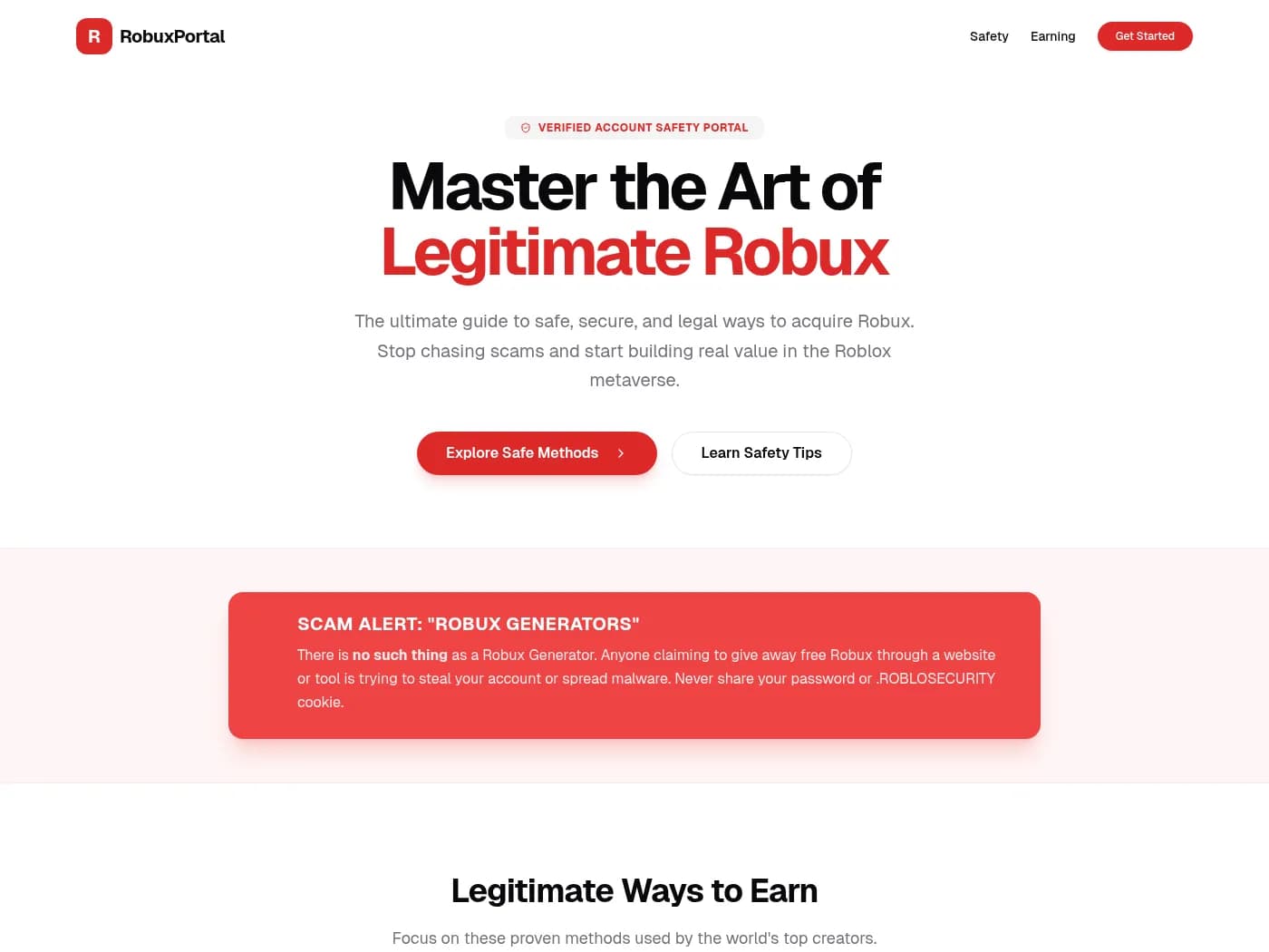 Robux Info Portal