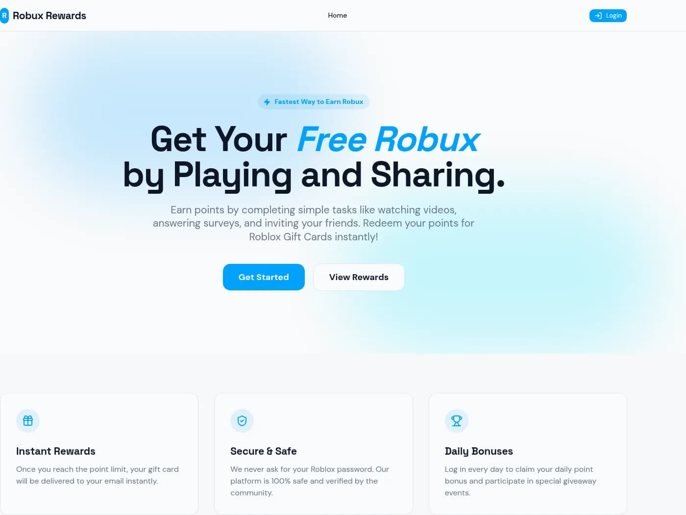 Robux Rewards Hub