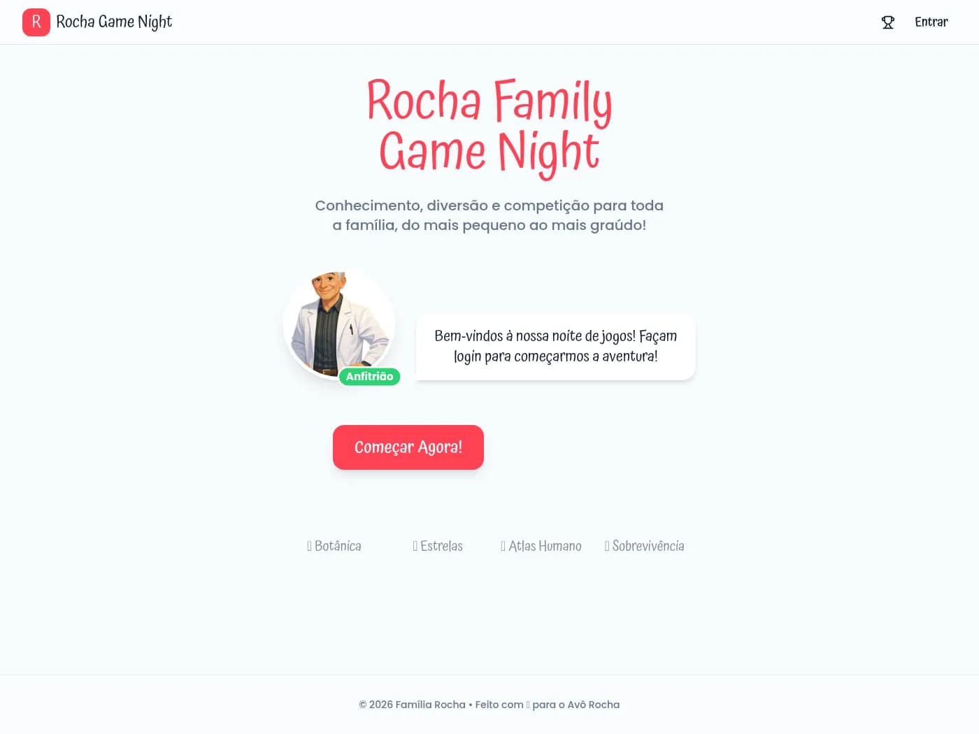 Rocha Family Game