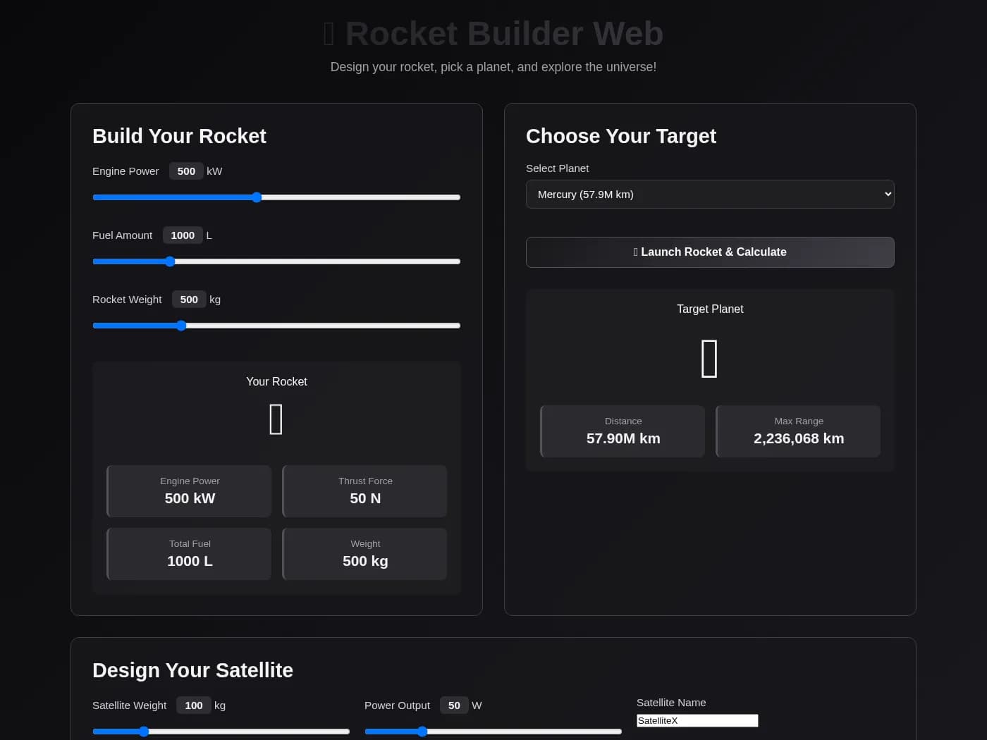 Rocket Builder Web