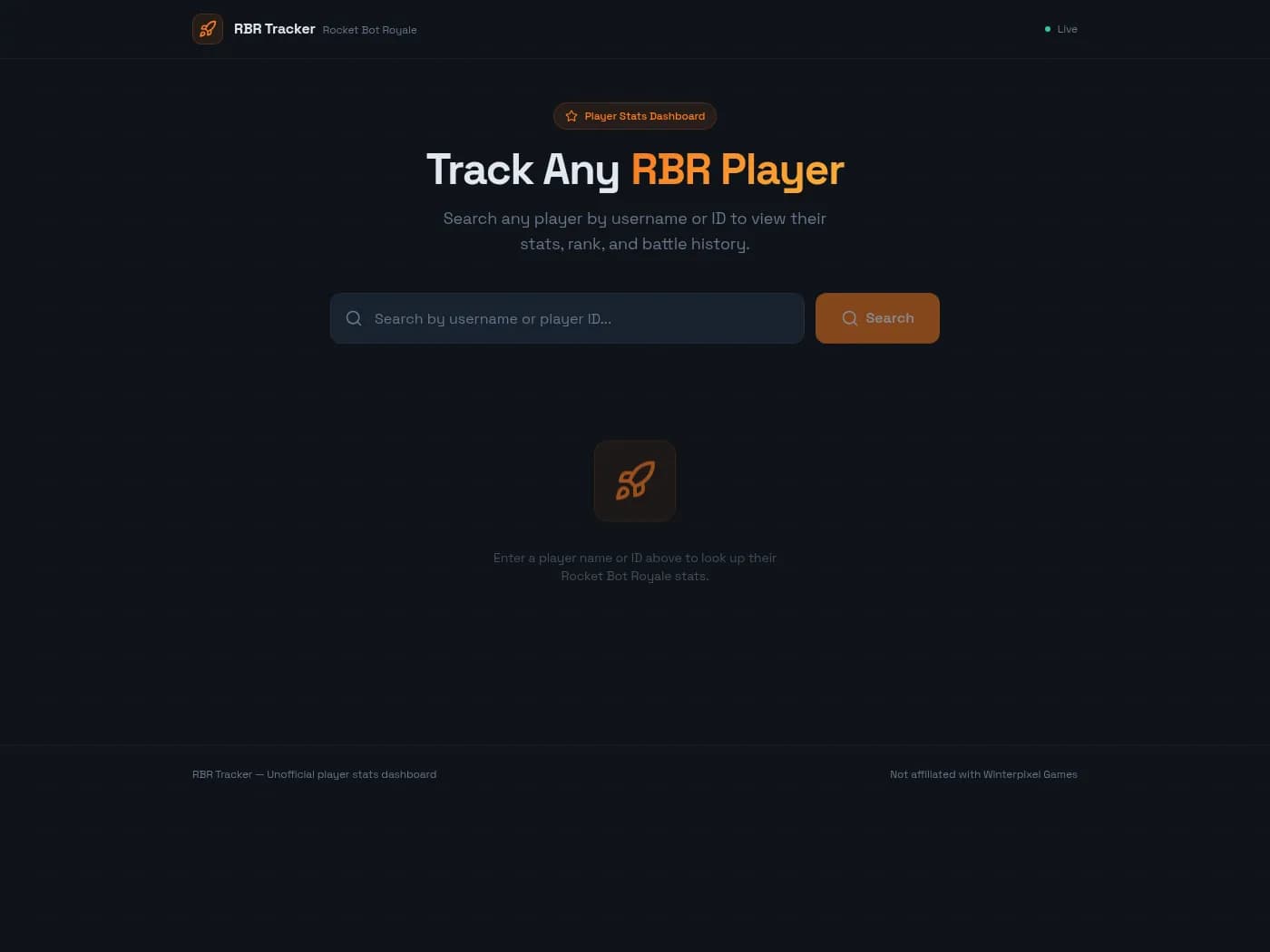 Rocket Bot Royale Tracker