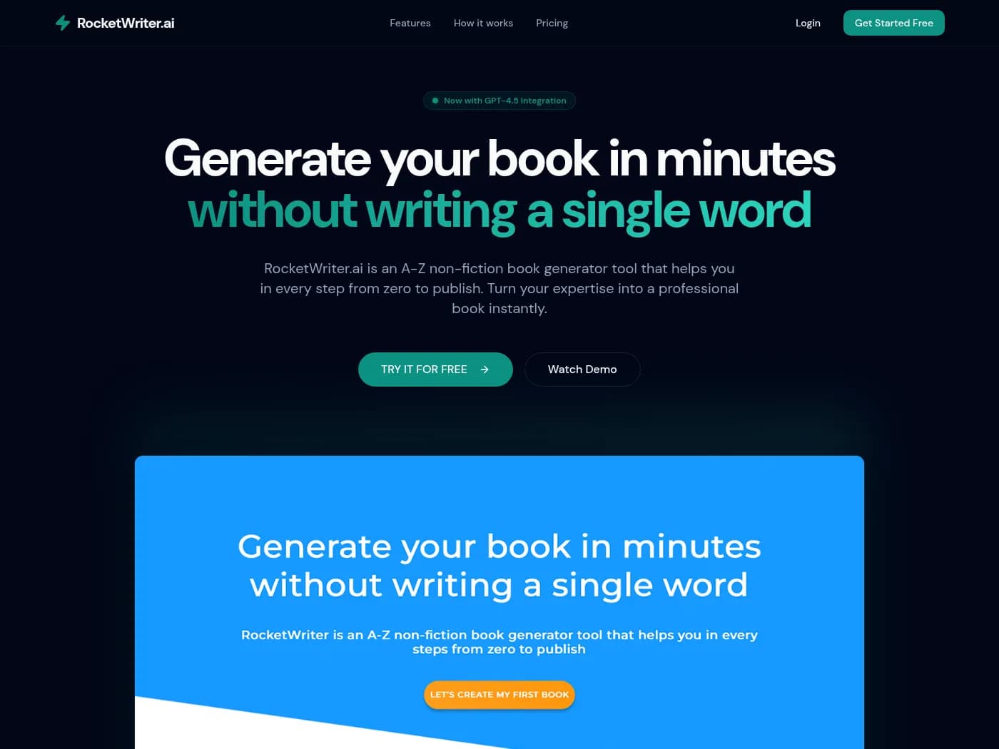 RocketWriter AI Clone
