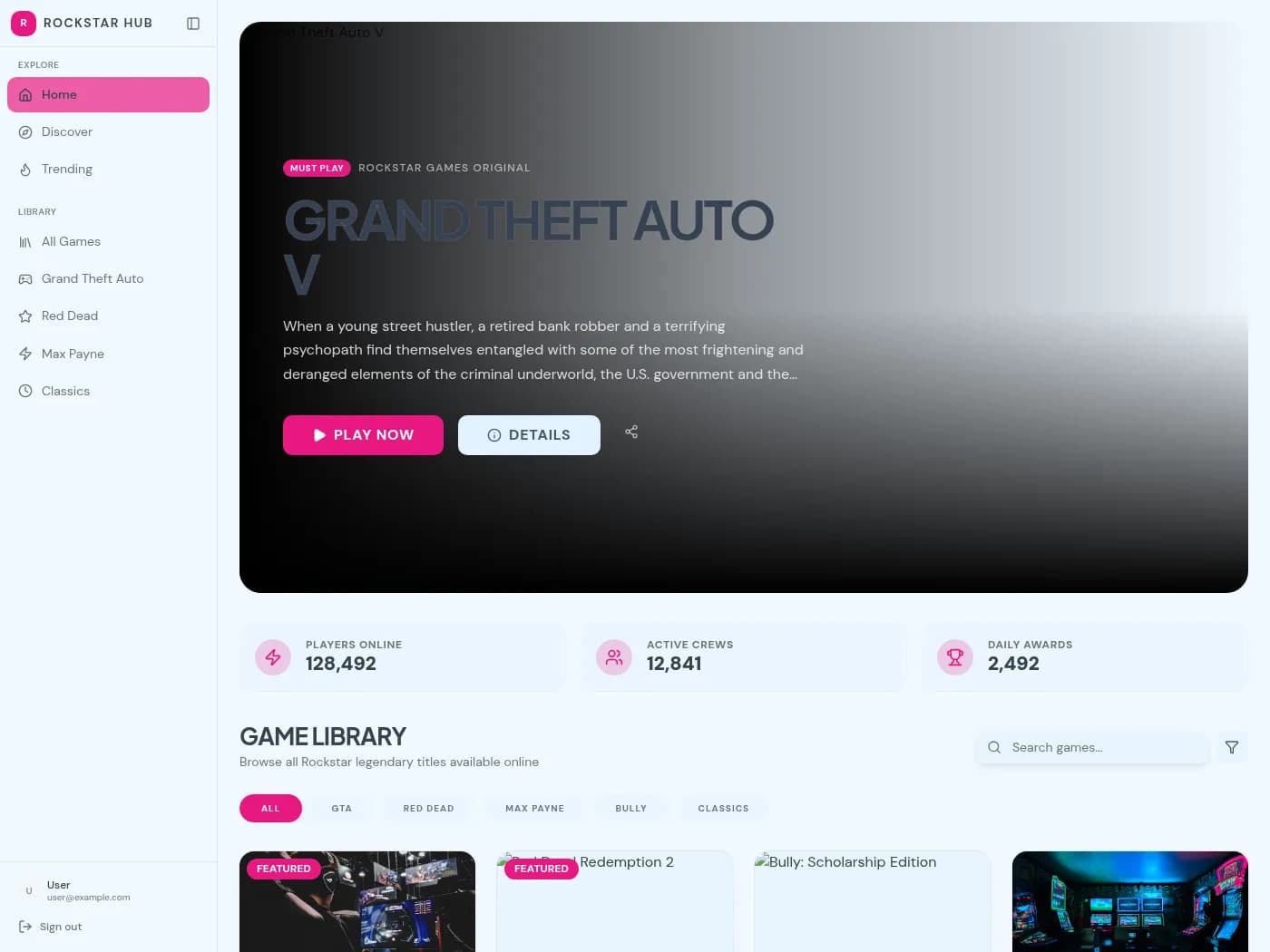 Rockstar Games Free Hub