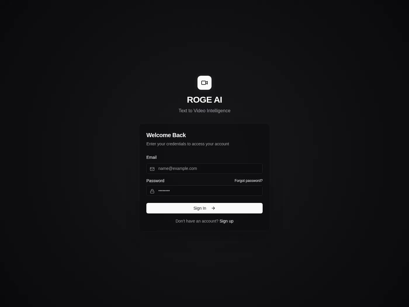 ROGE AI Video Maker