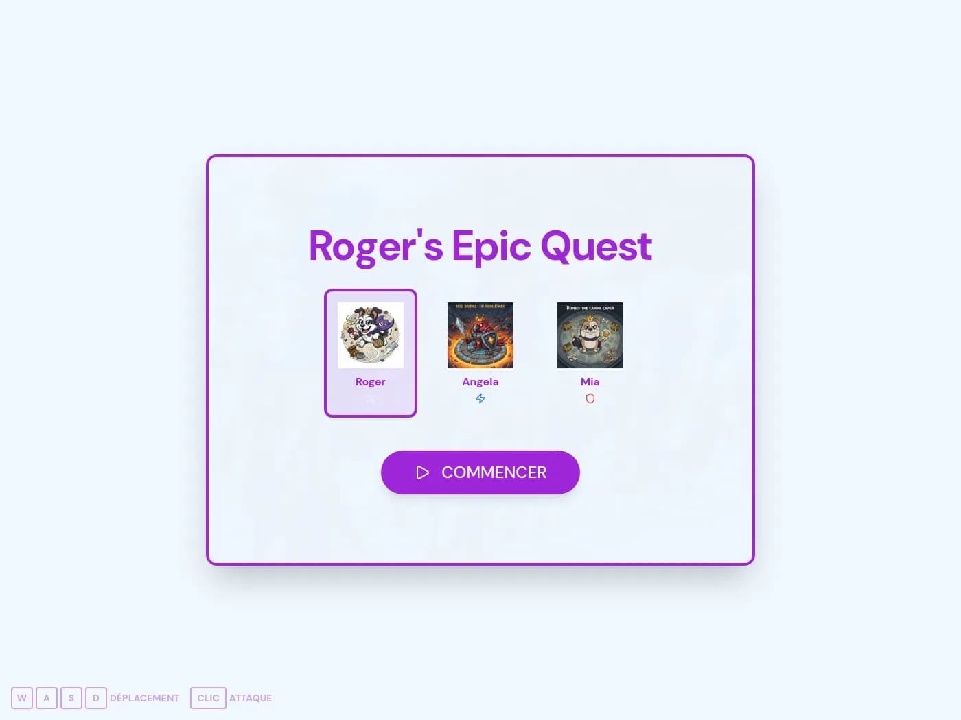Roger's Epic Quest
