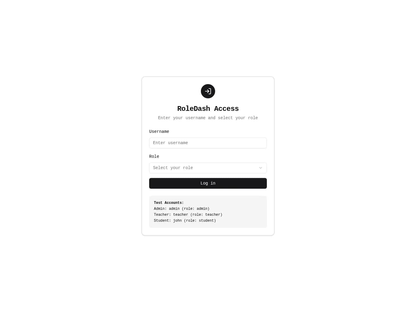 RoleDash Access