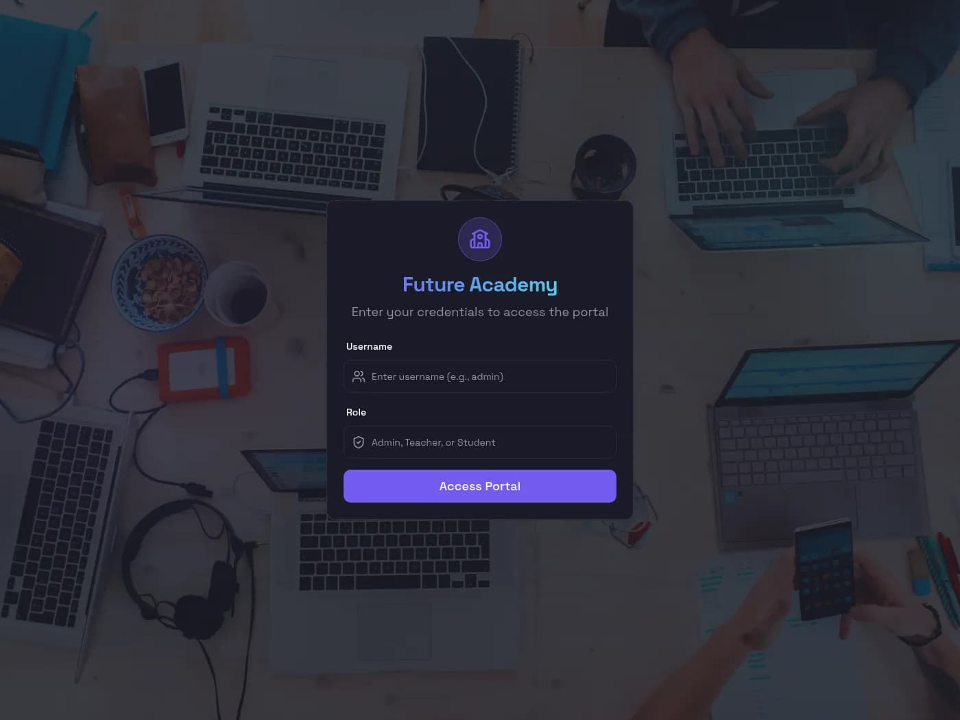 Creative Role-Based Dashboard