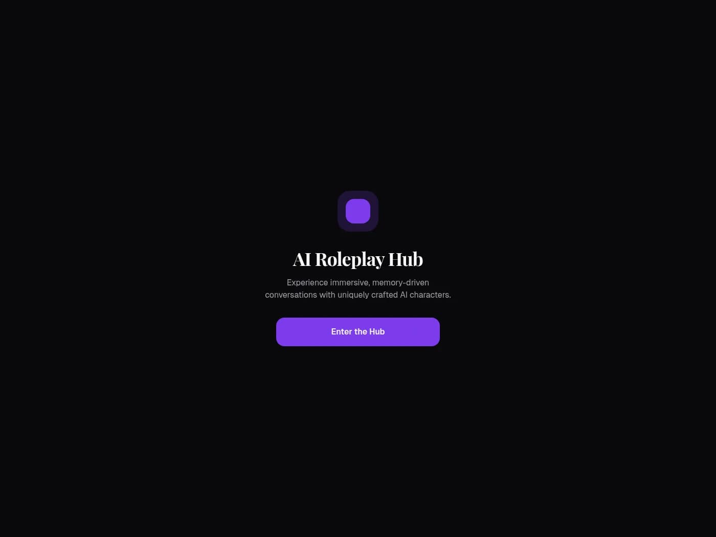 Roleplay AI Chat Hub