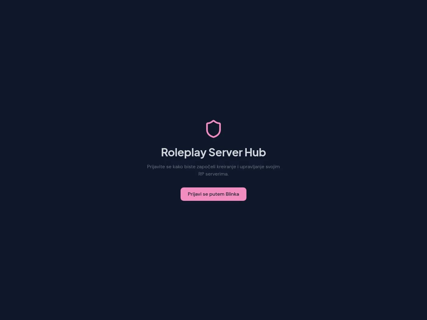 Roleplay Server Hub