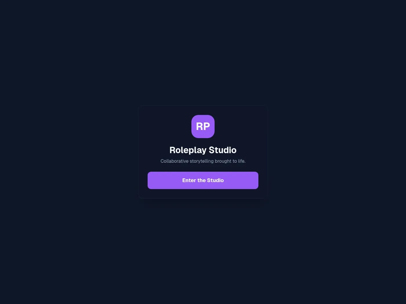 Roleplay Studio