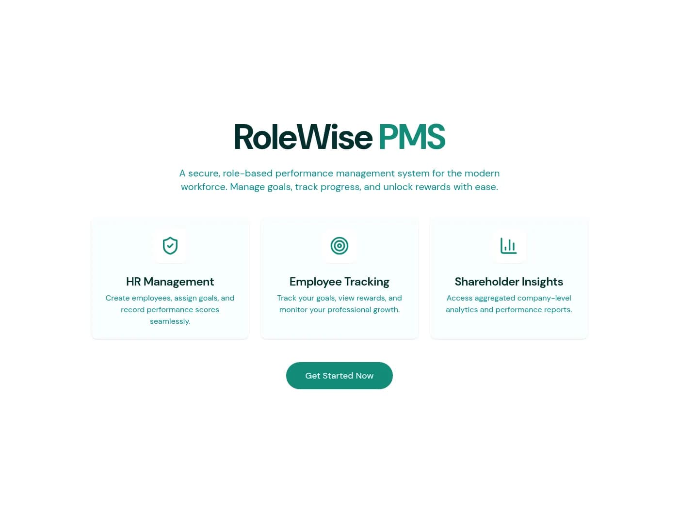 RoleWise PMS