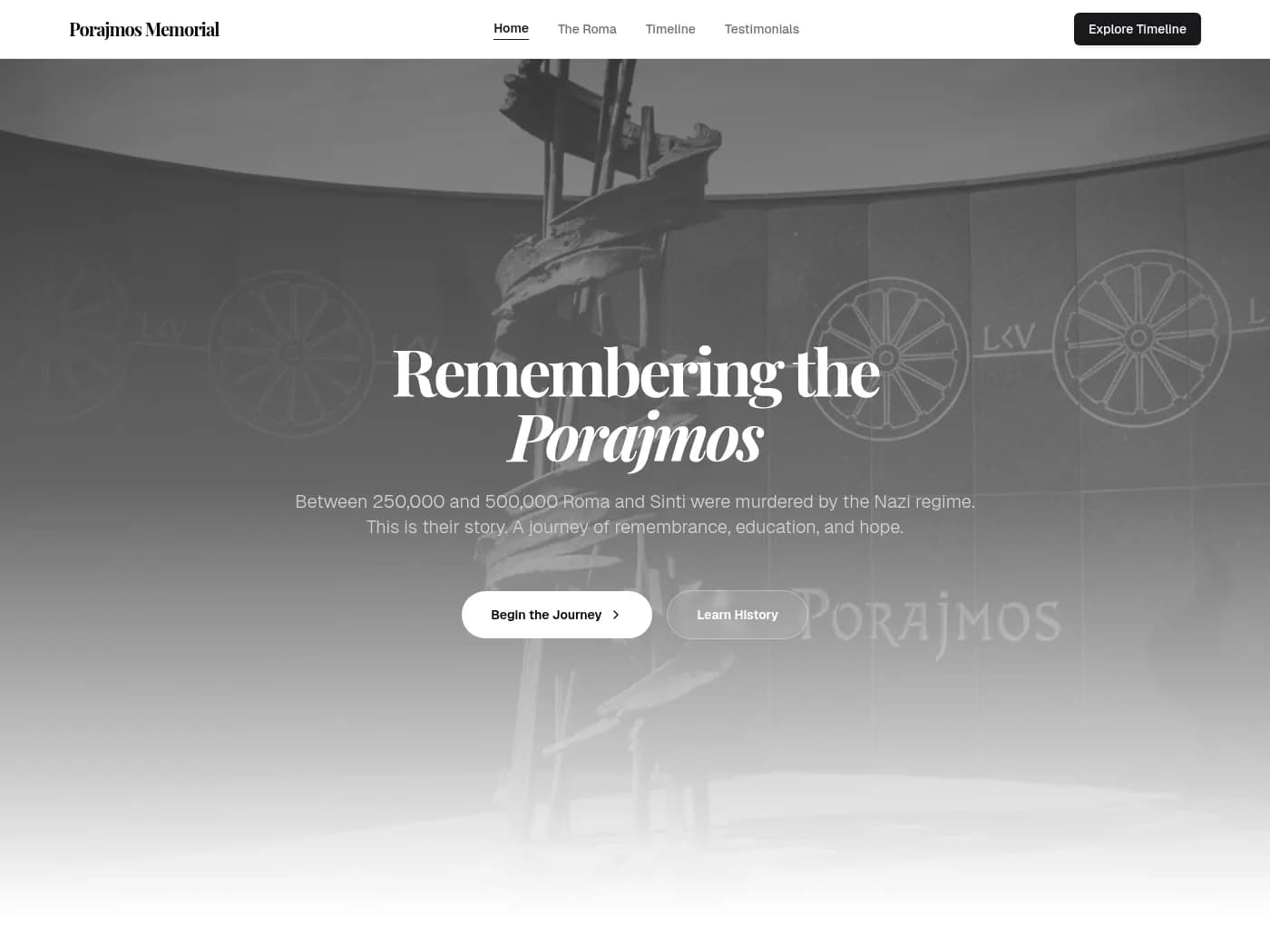 Roma Holocaust Interactive