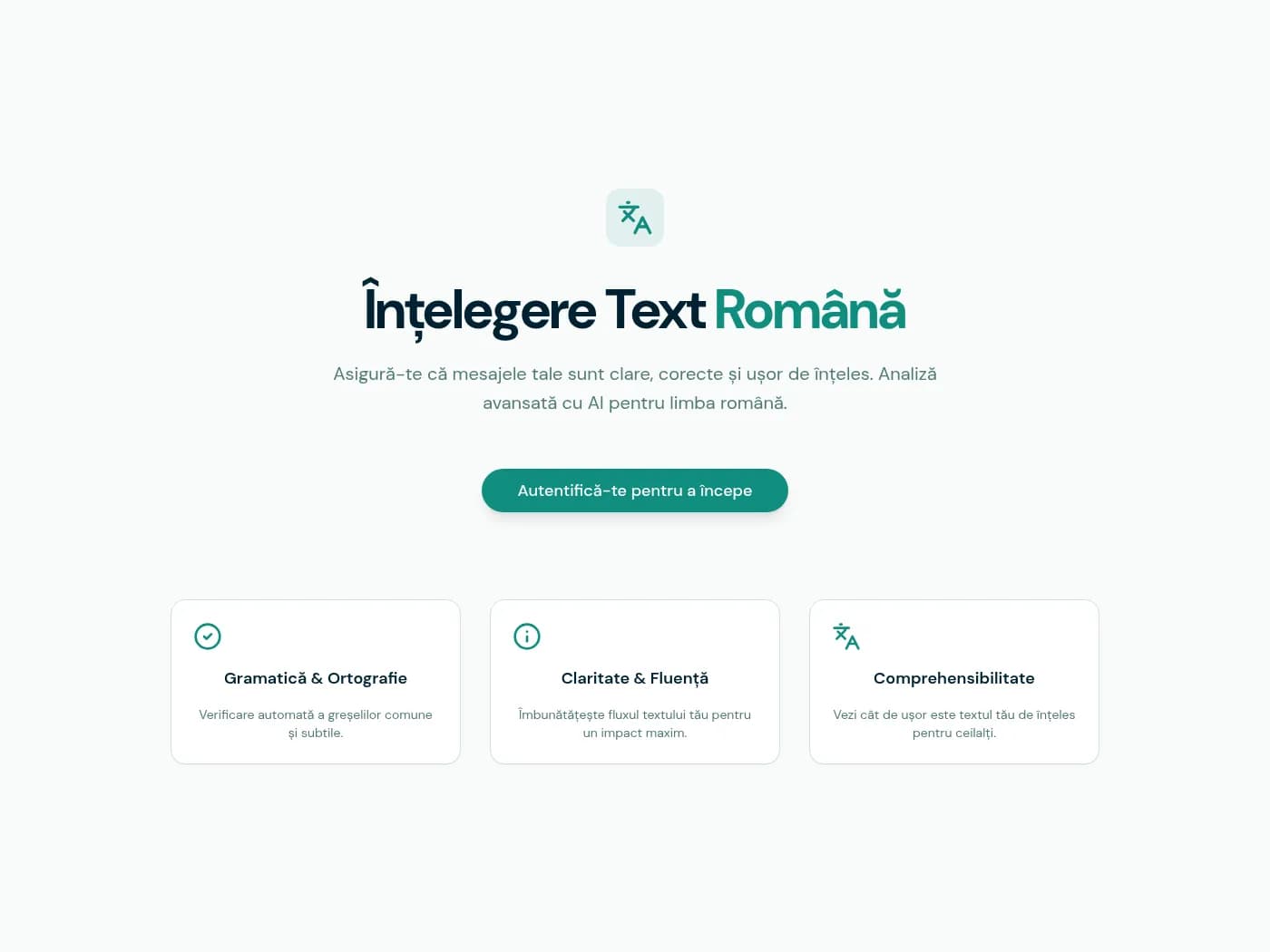 Romanian Text Understanding
