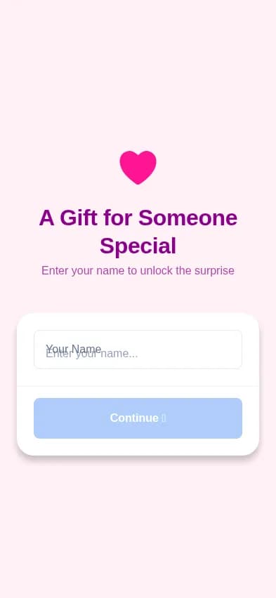 Romantic Birthday Surprise