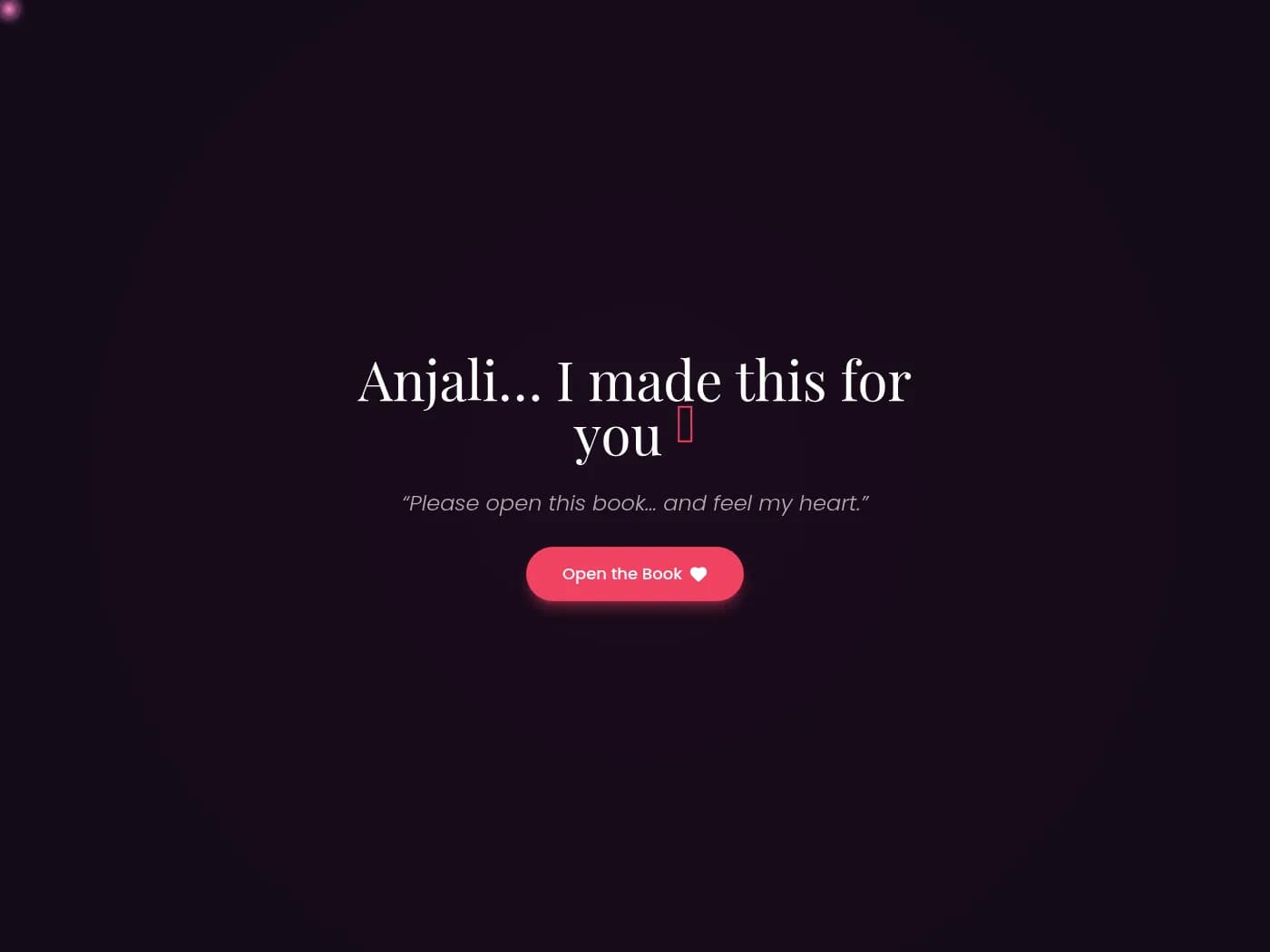 Romantic Apology Book