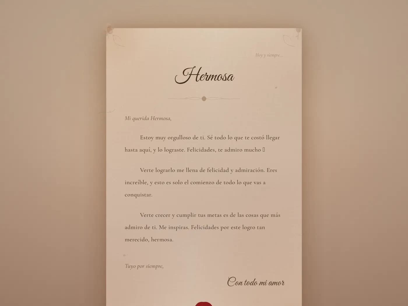Romantic Letter Generator