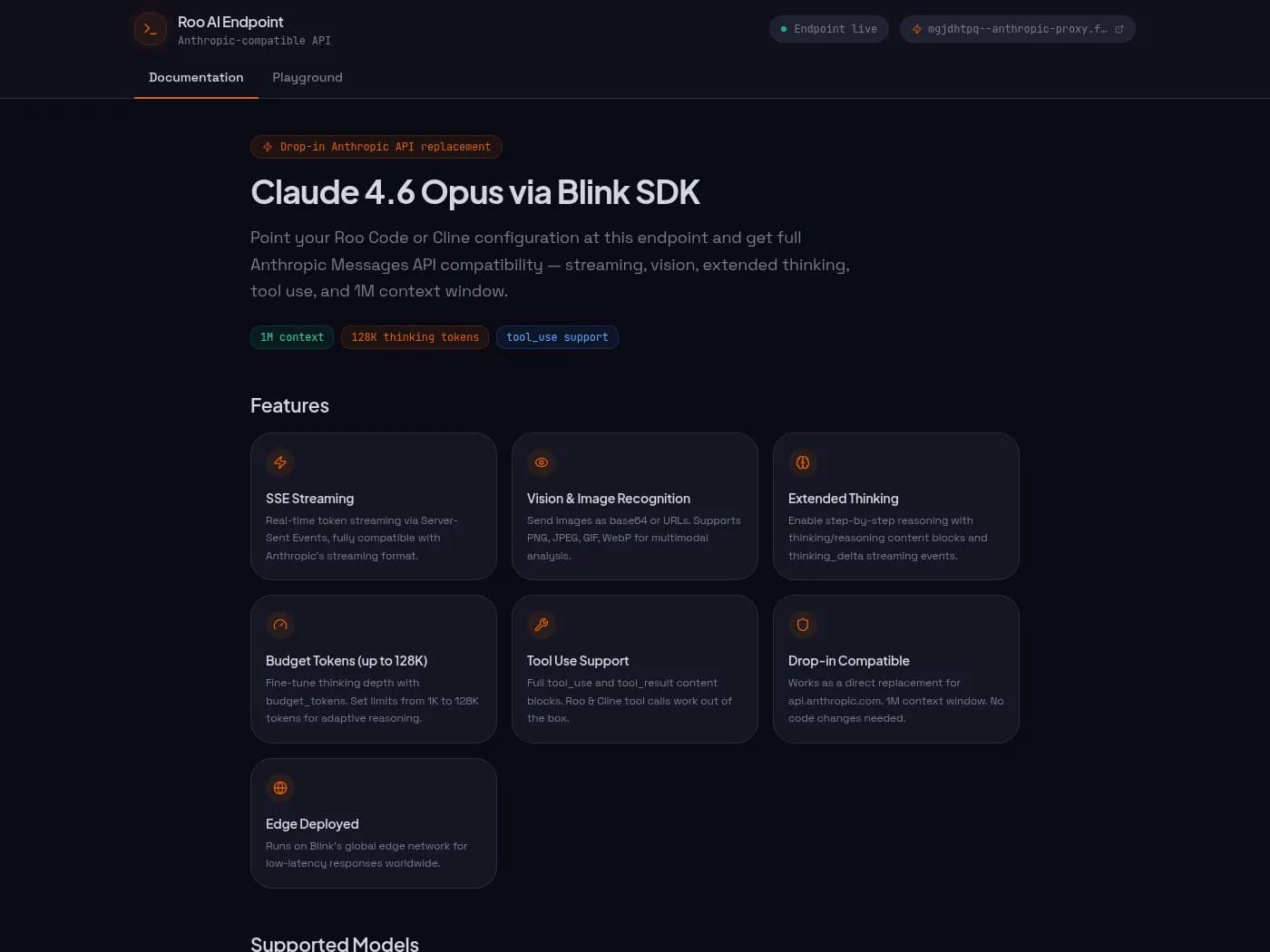 Roo AI Endpoint