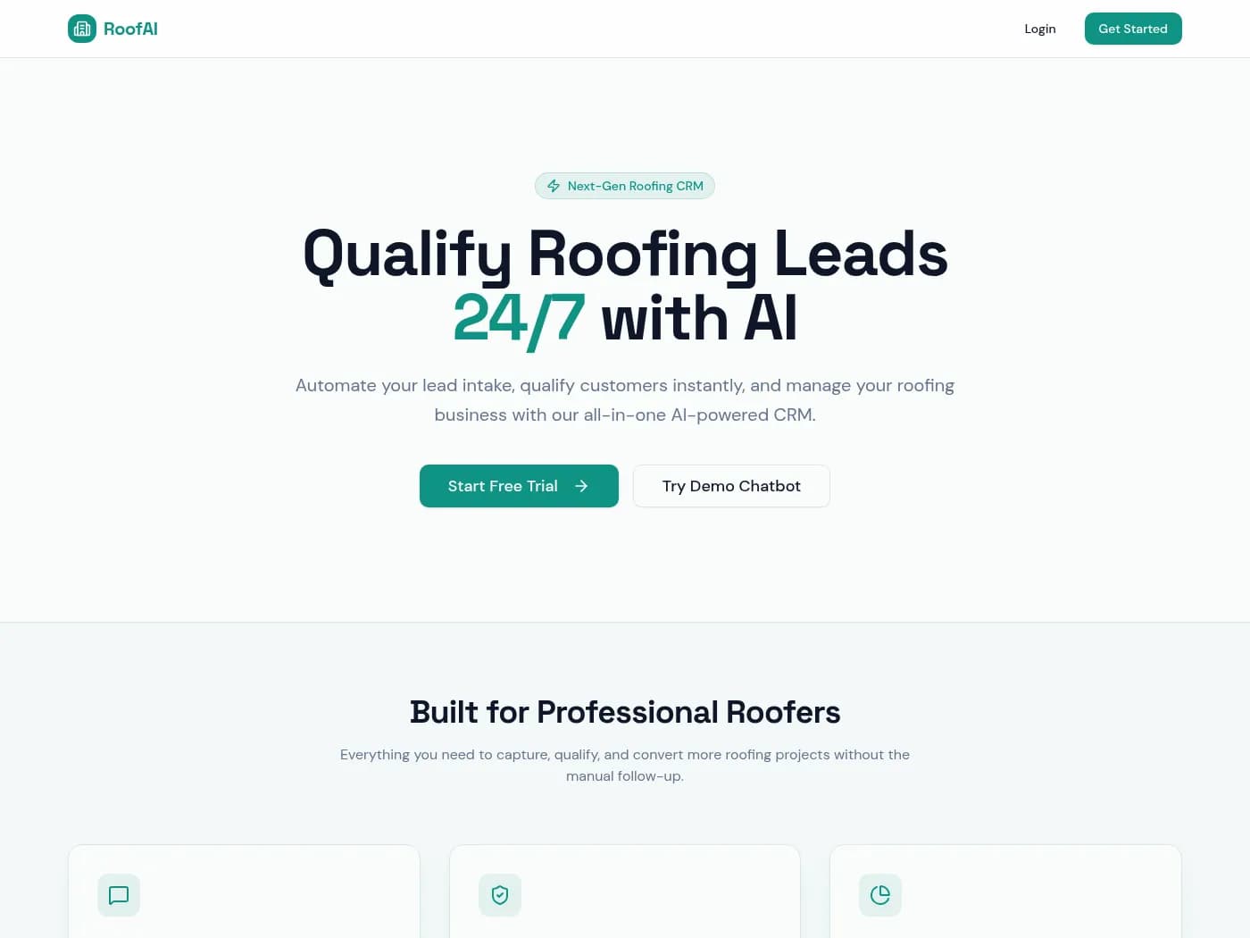 RoofAI CRM Assistant