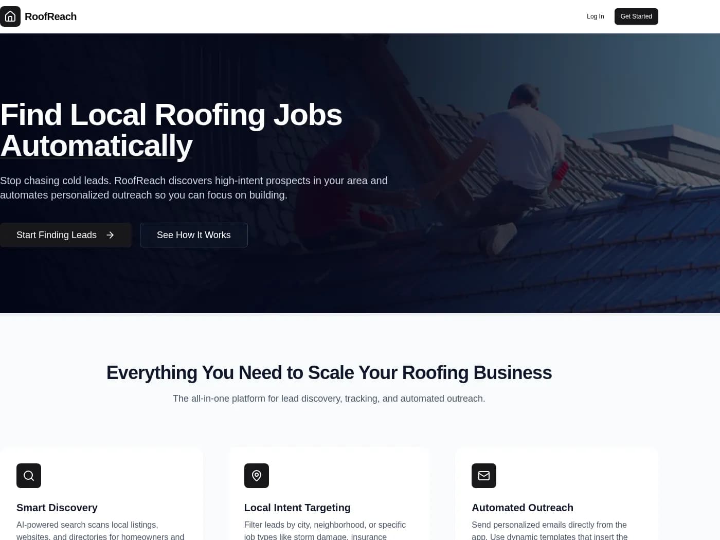 RoofReach Prospector