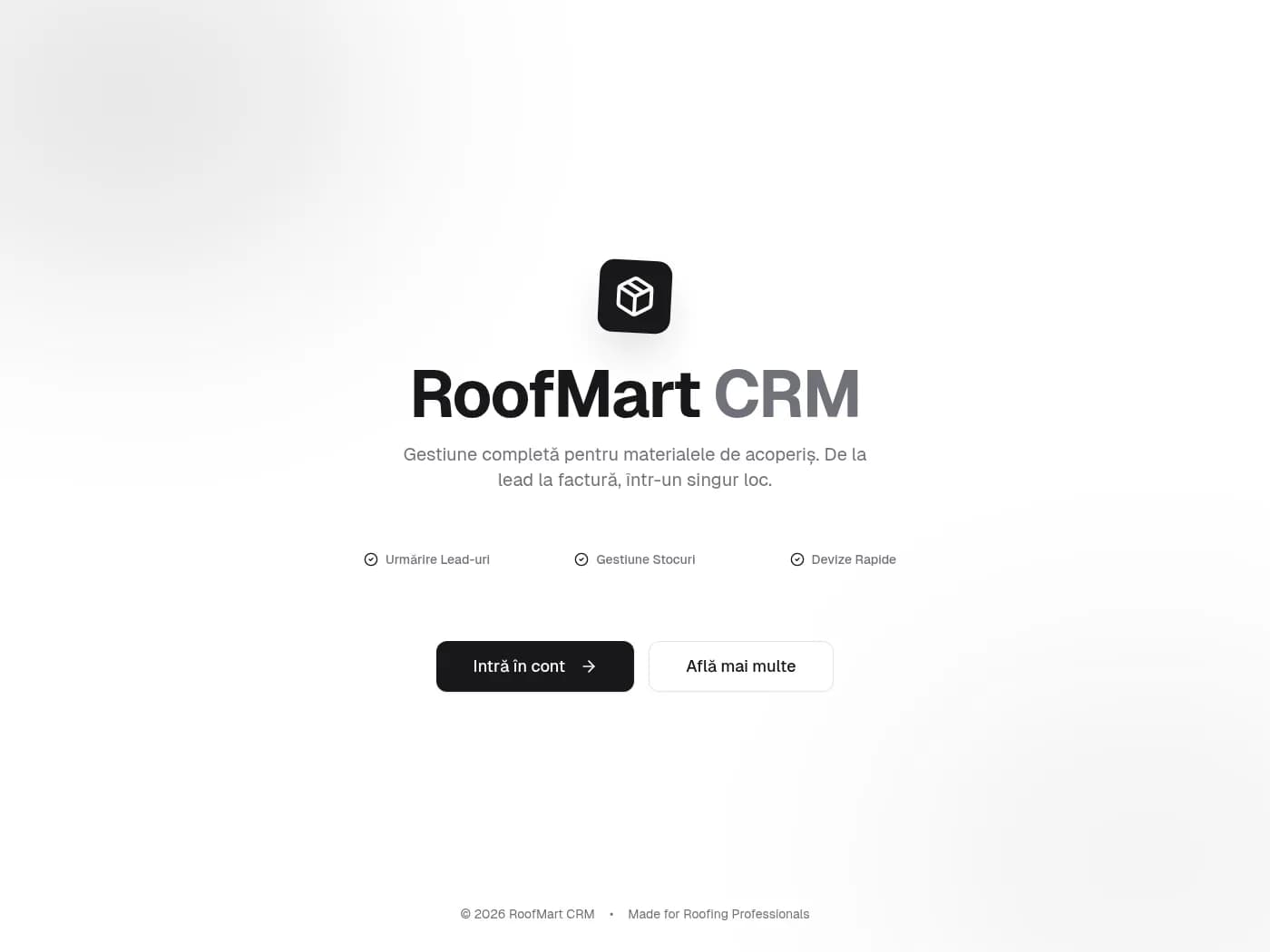 RoofMart CRM
