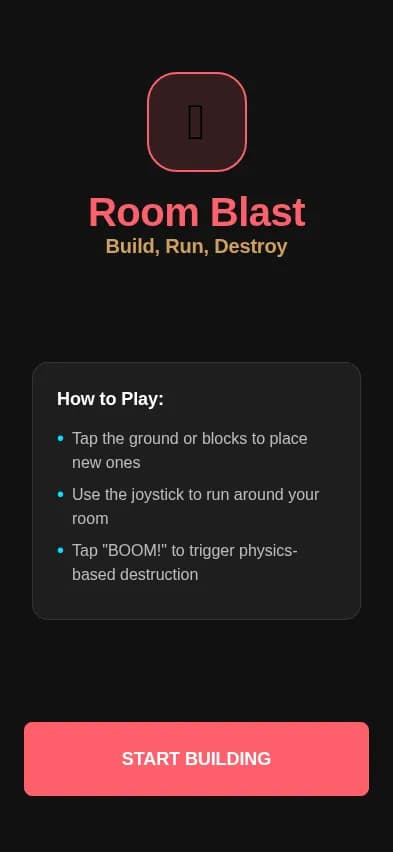 Room Blast Builder