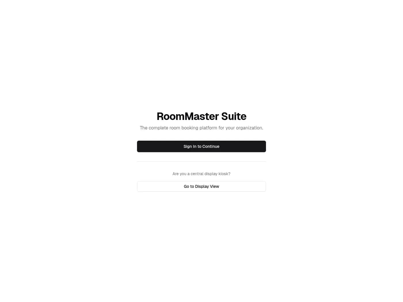 RoomMaster Suite