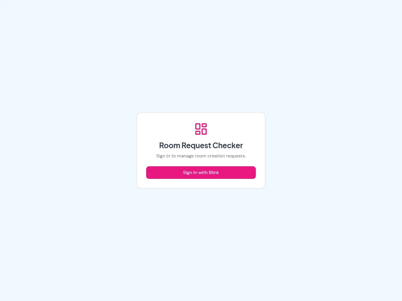 Room Request Checker