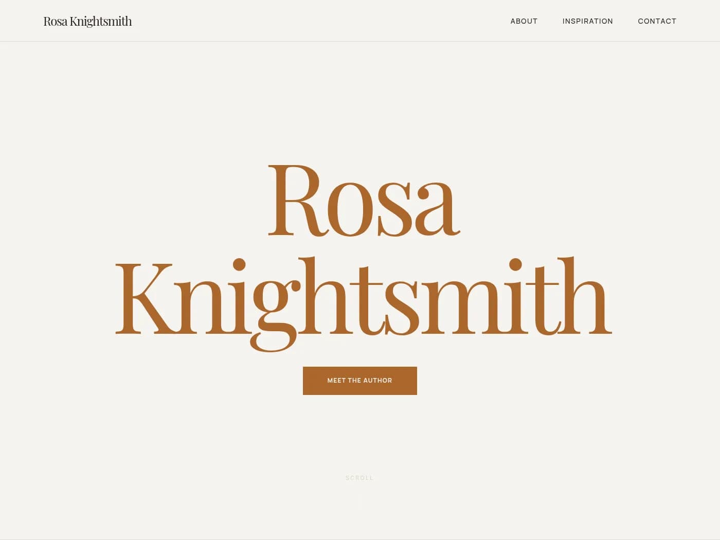 Rosa Knightsmith Author Site