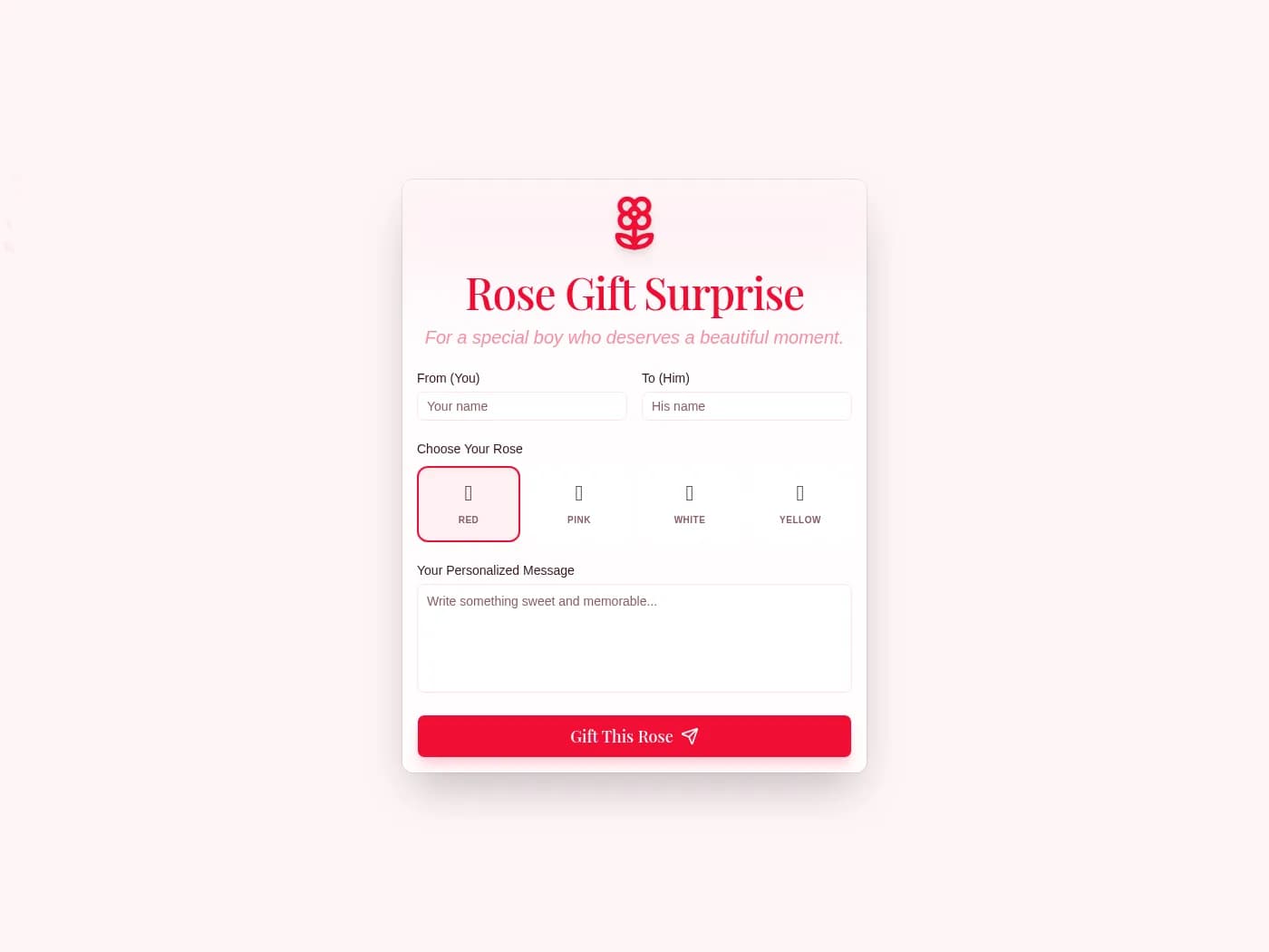Rose Gift Surprise