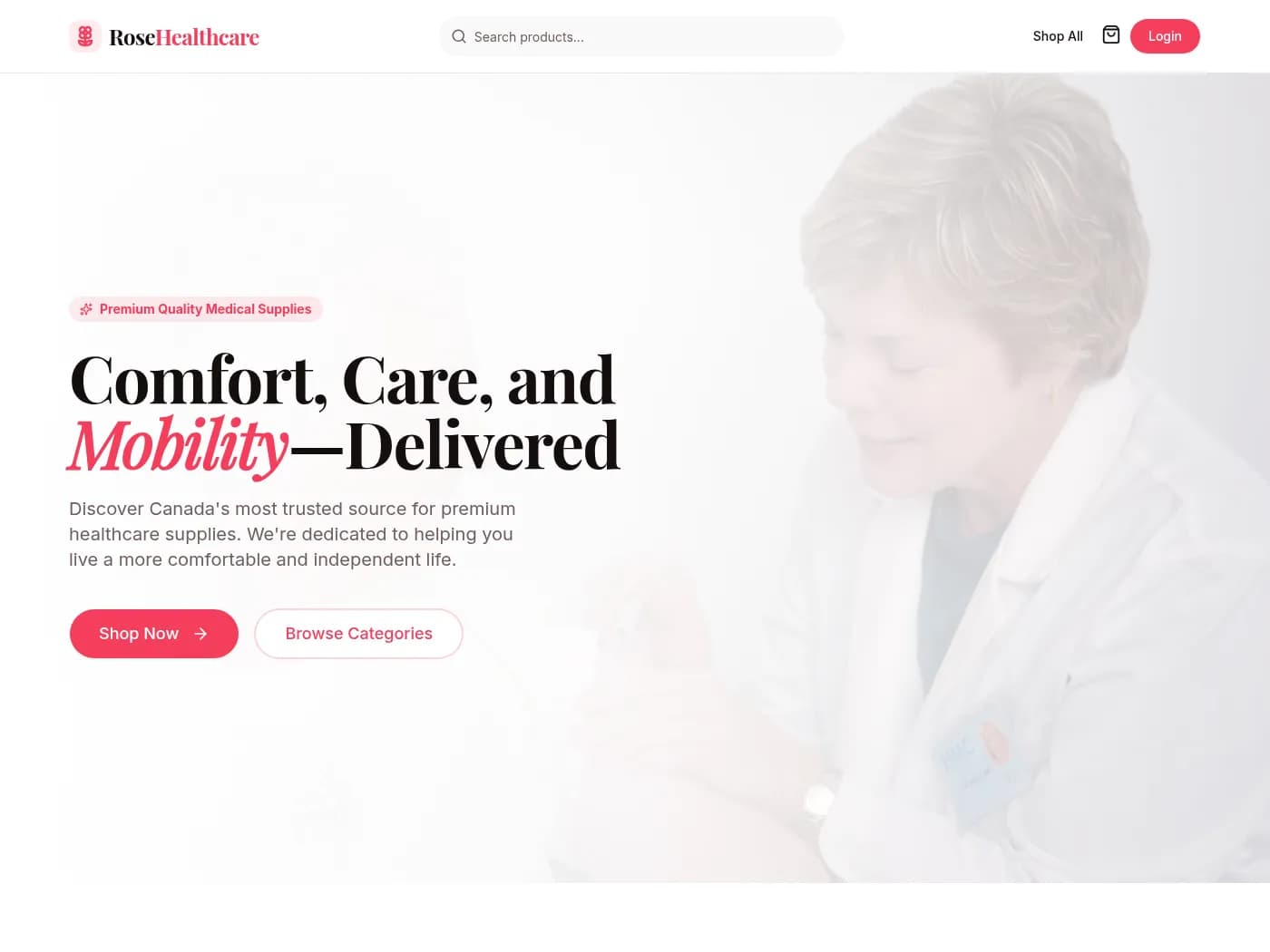 Rose Healthcare Online Shop