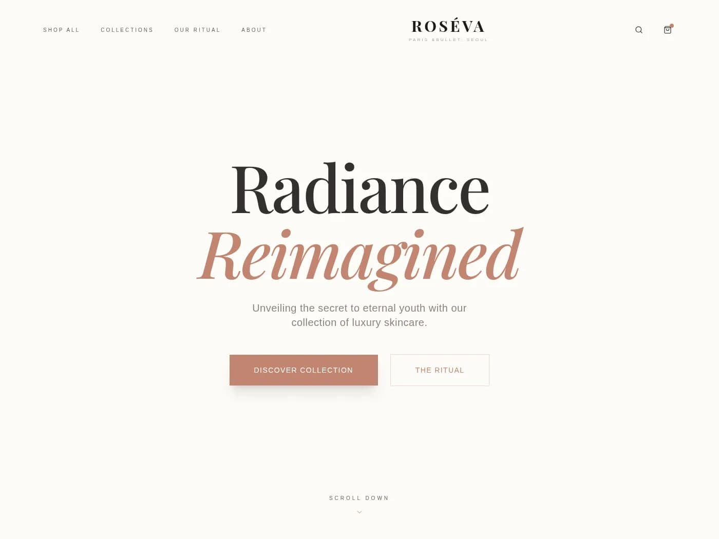 ROSÉVA Luxe Landing