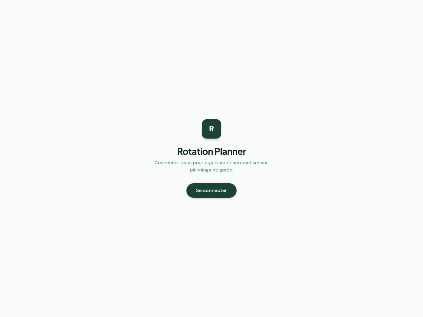 Rotation Planner