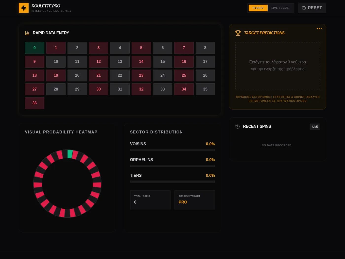 Roulette Prediction Pro