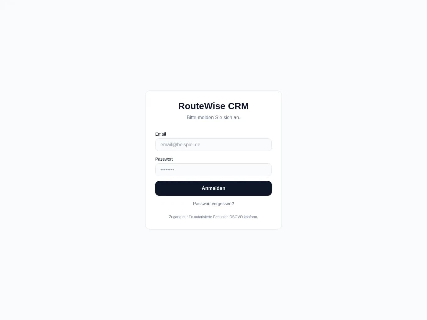 RouteWise CRM