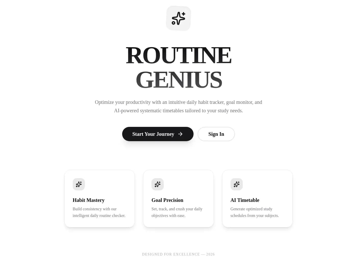 Routine Genius