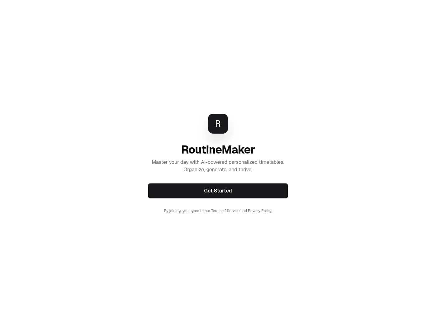 Routine Timetable Maker