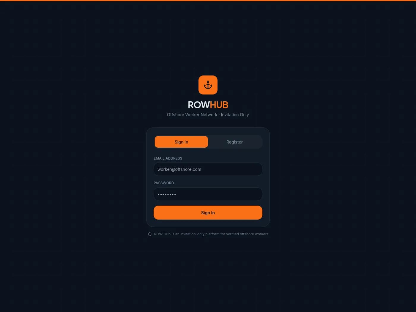 ROW Hub MVP