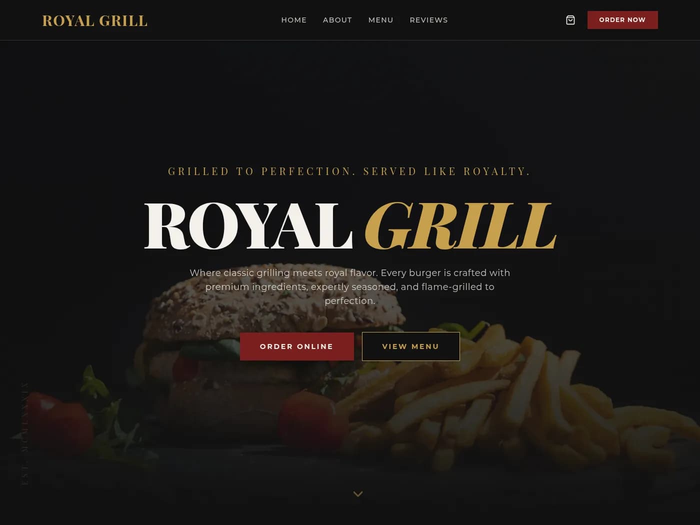 Royal Grill Website