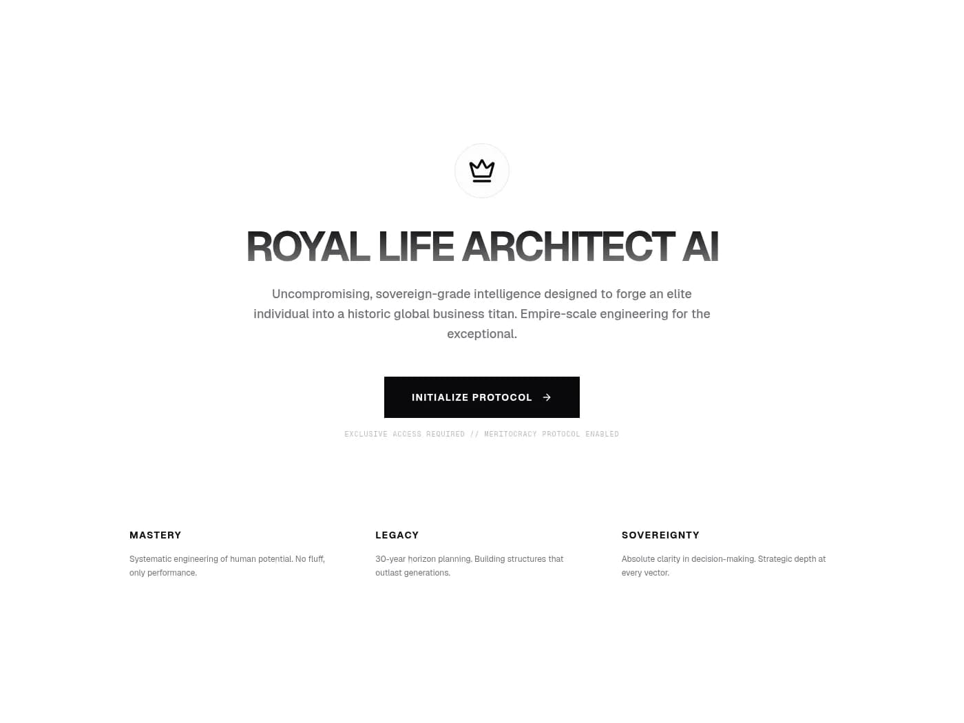 Royal Life Architect AI