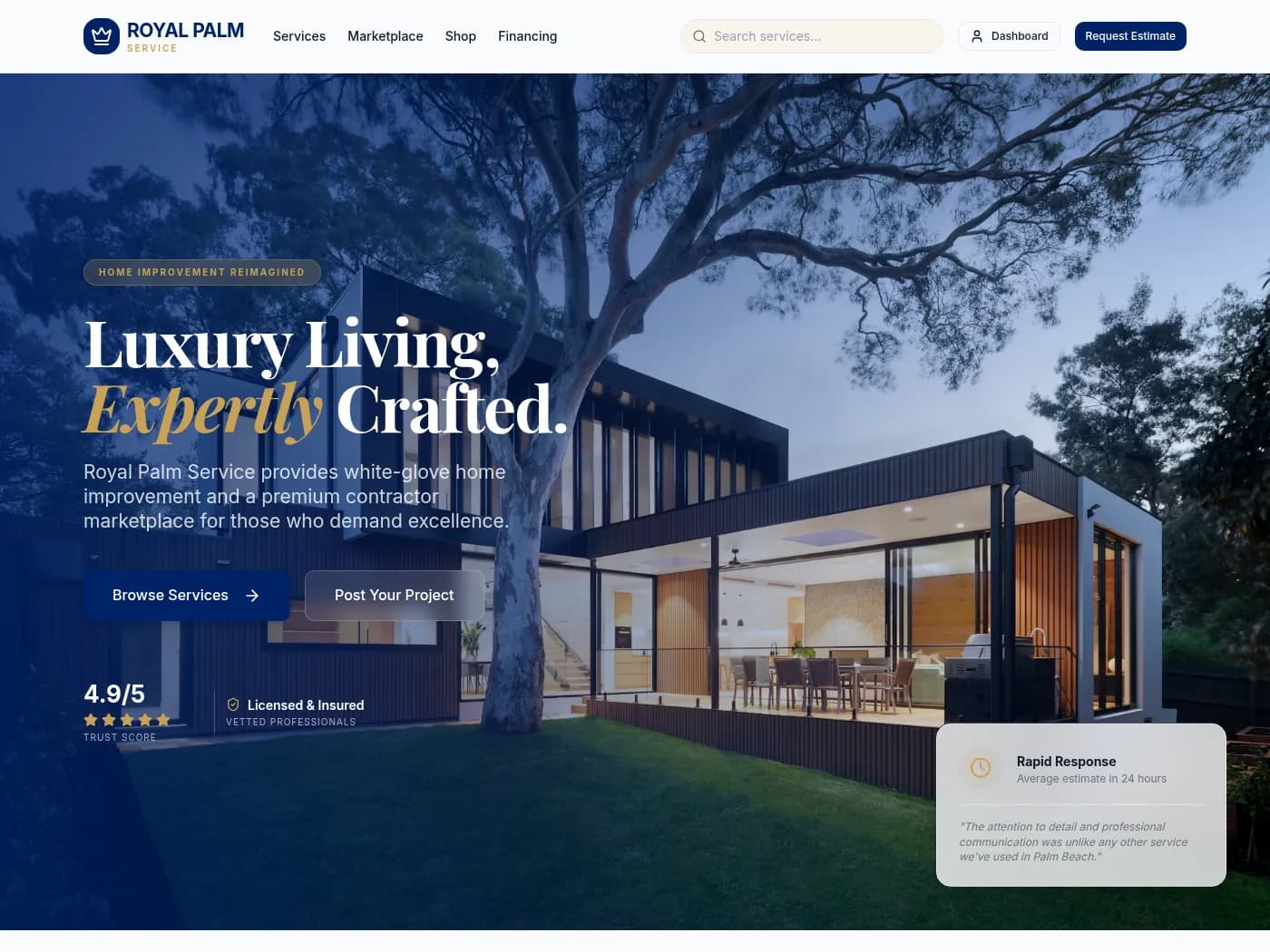 Royal Palm Service Ecosystem