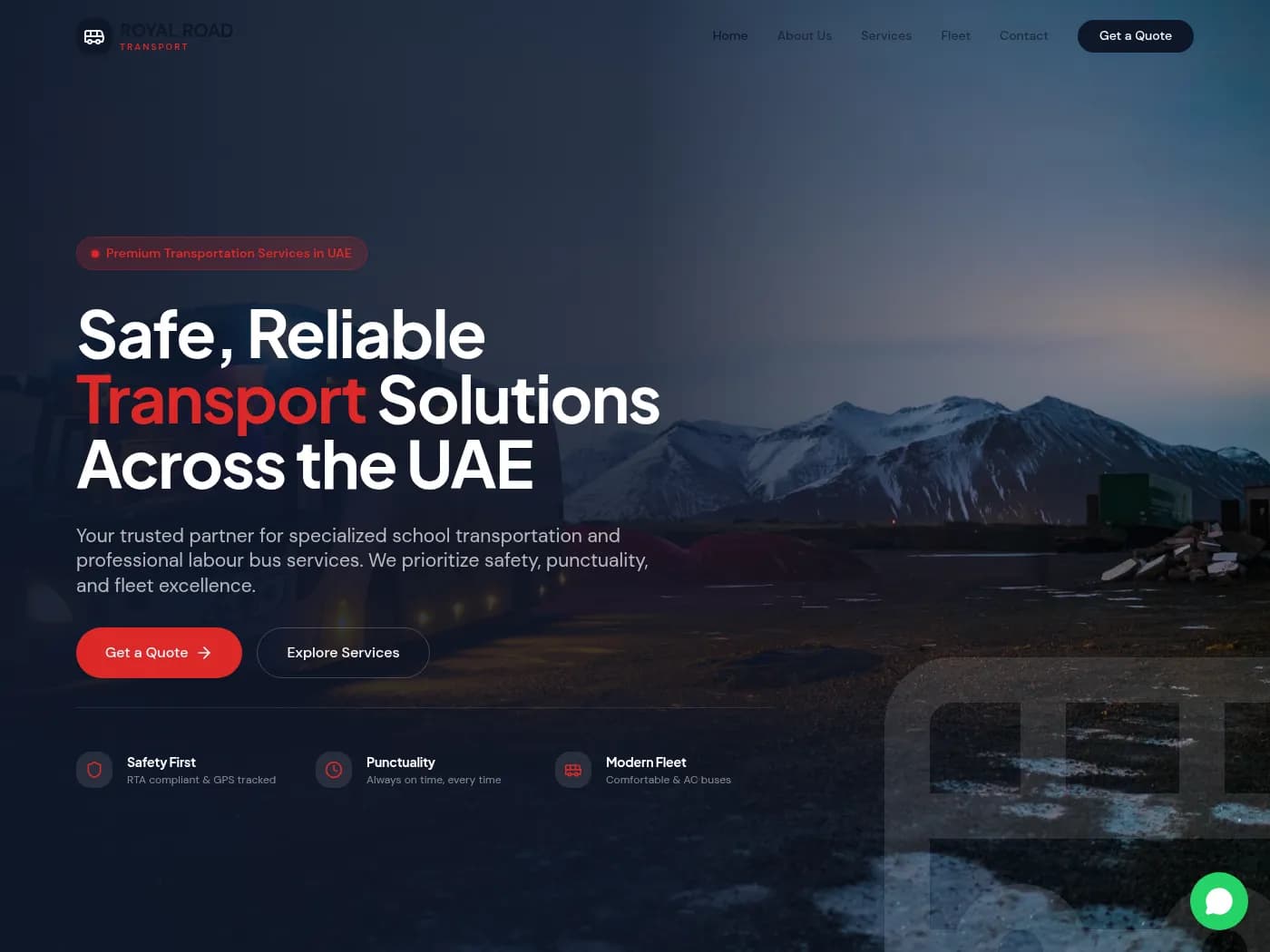 Royal Road Transport Website