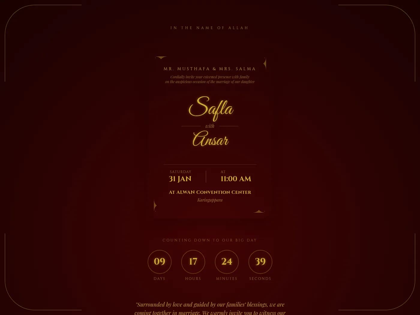 Royal Wedding Invite Web