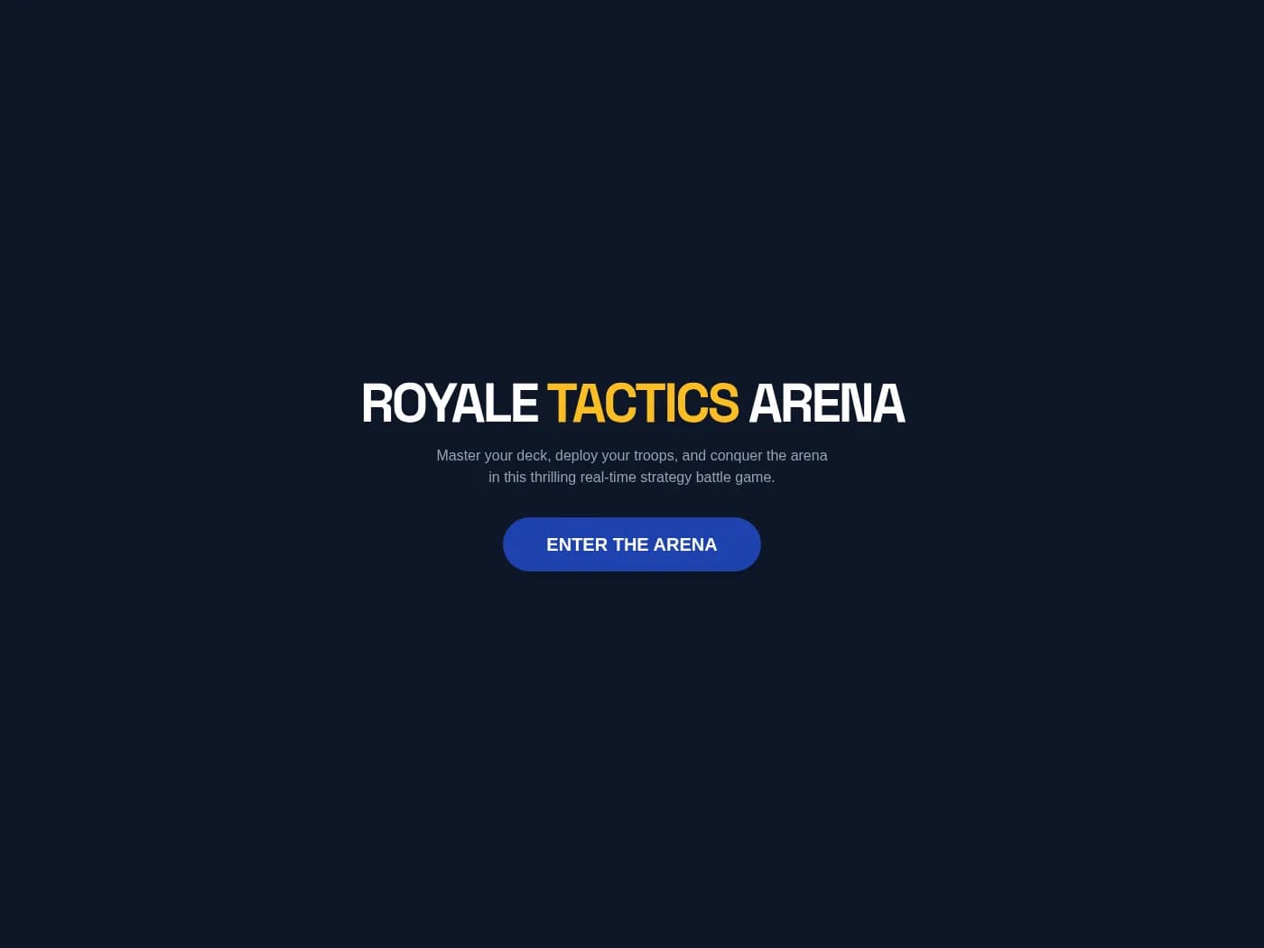 Royale Tactics Arena