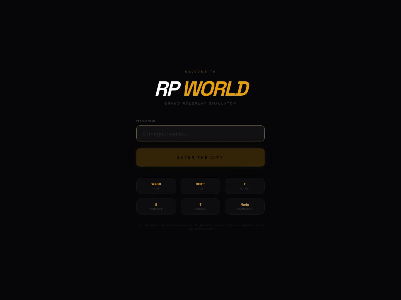RP World Simulator