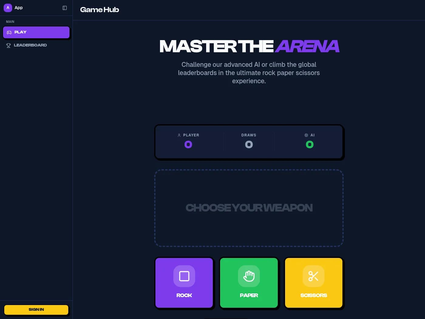 RPS Game Hub
