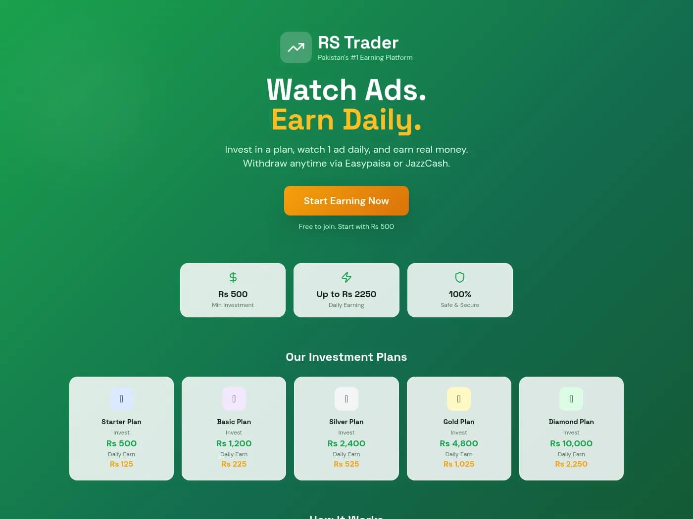 RS Trader Earn