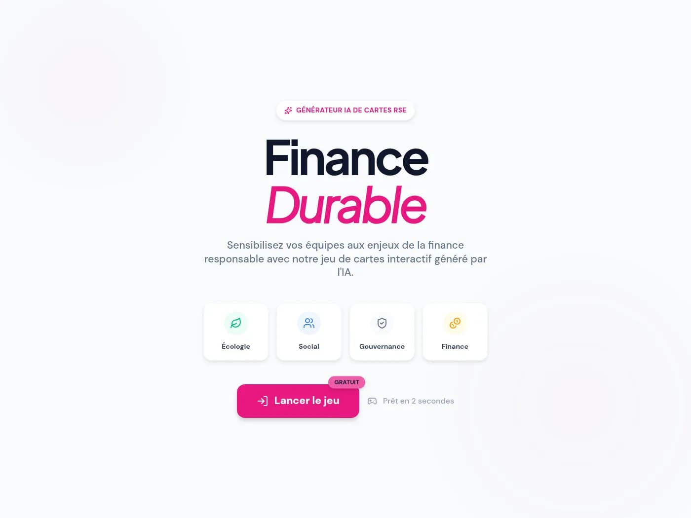RSE Finance Game Cards