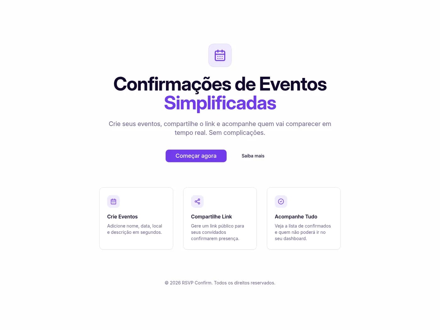 Simple RSVP Web App