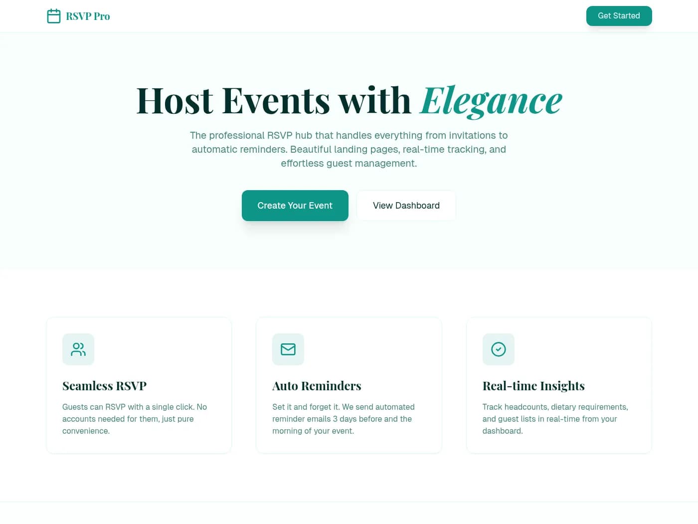 RSVP Pro Event Hub