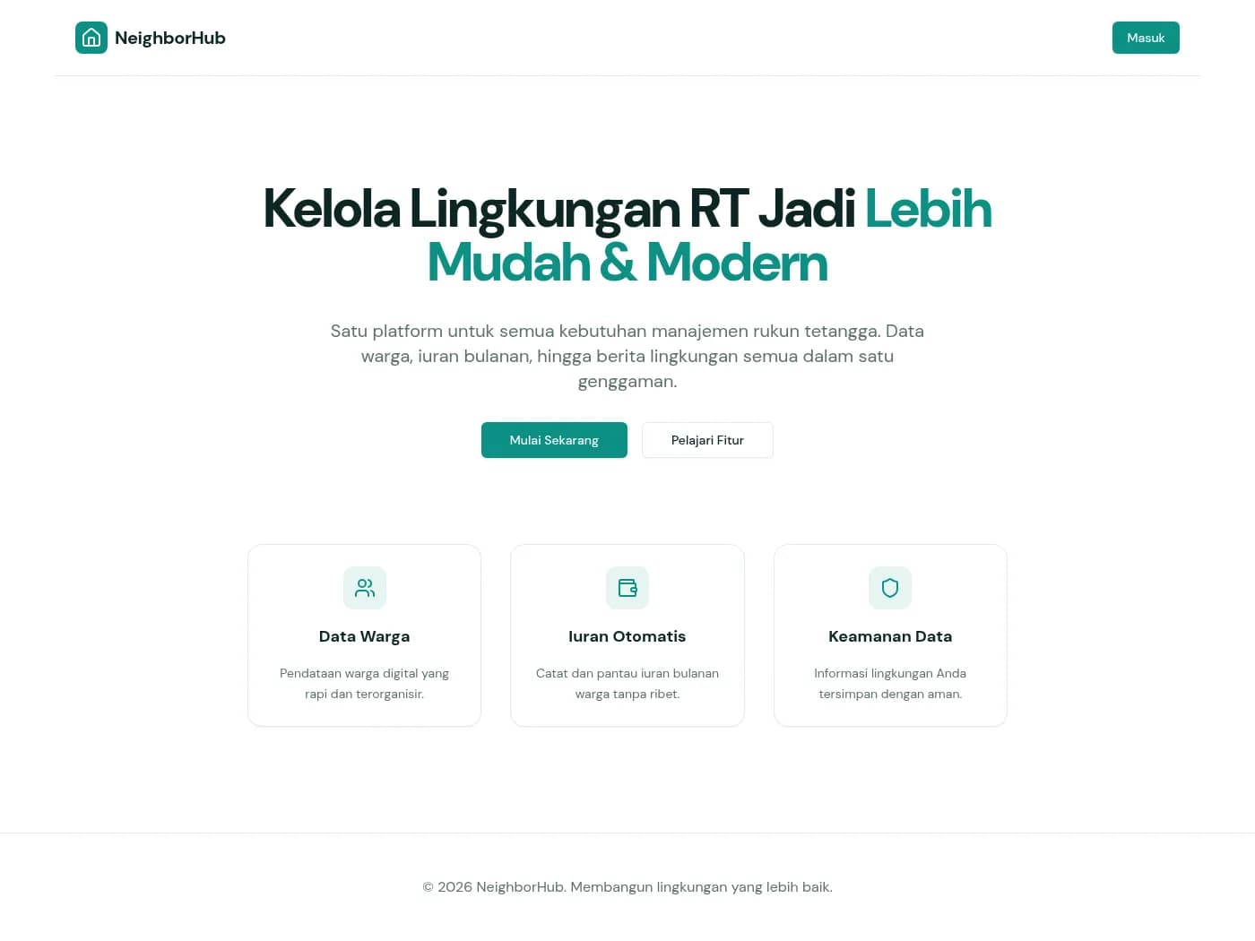 NeighborHub RT App